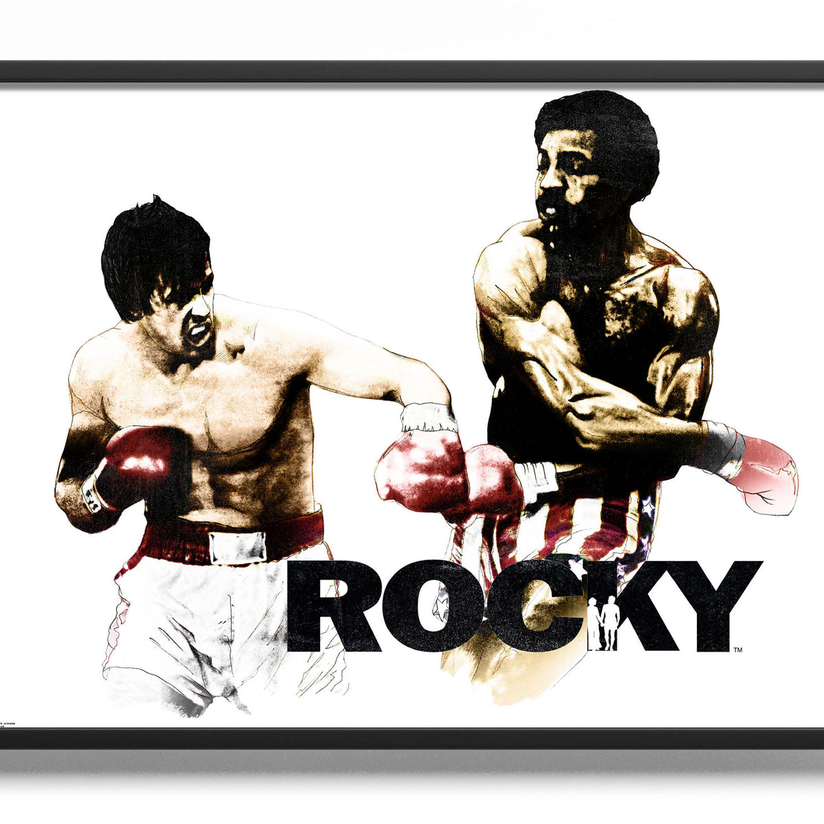 Balboa vs Creed Fight Poster – Shirtstore